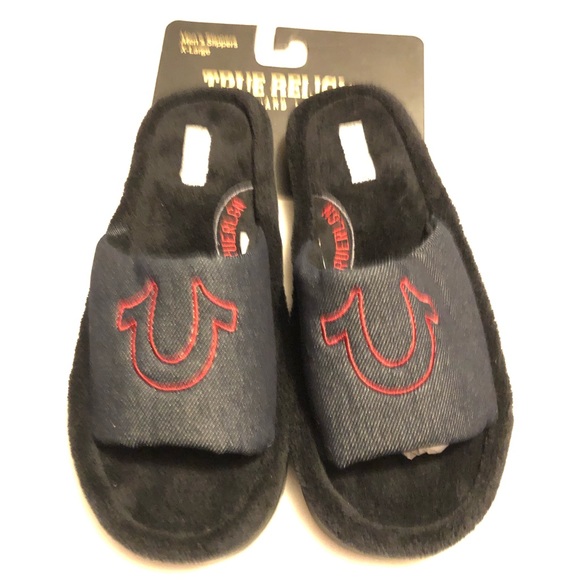 True Religion | Shoes | True Religion Slide Slippers Soft Plush Insoles ...